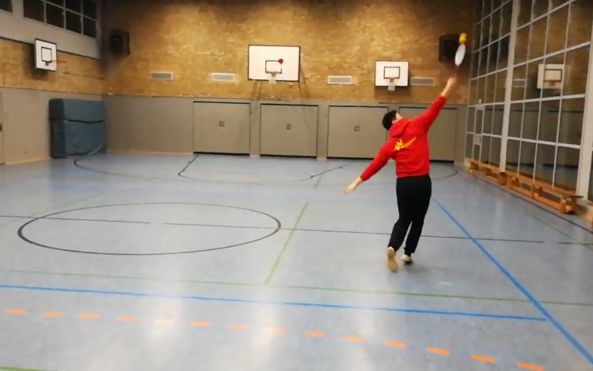 Grundtechniken - Diagonale nach rechts - Bailong Ball